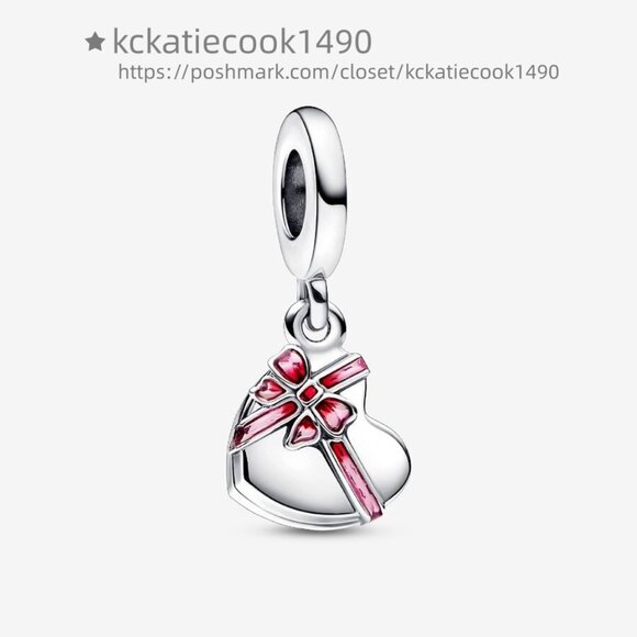 Pandora | Jewelry | Pandora Openable Heart Chocolate Gift Box Dangle ...